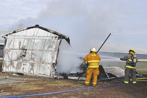 Building destroyed by fire | News, Sports, Jobs - The Freeman Journal